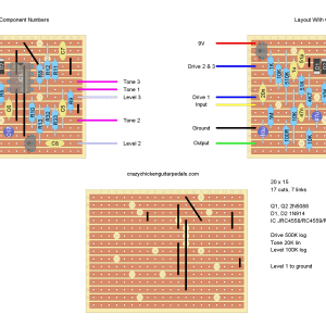 Building And Modding A Tube Screamer On A Breadboard - Crazy Chicken ...