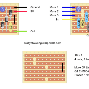 Building A Simple Distortion Pedal Based On The Electra Distortion ...