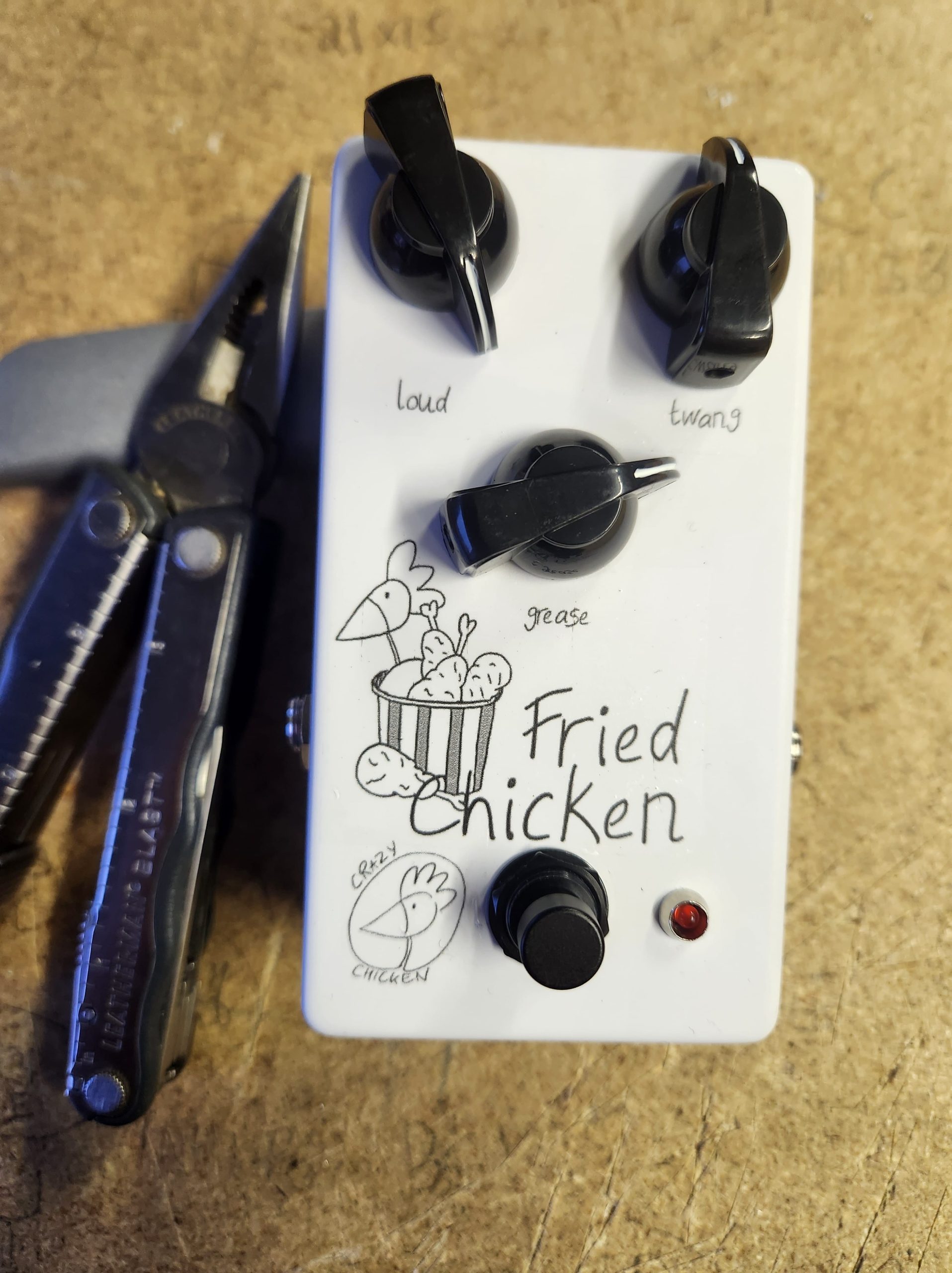 ProCo Rat On Stripboard - Crazy Chicken Guitar Pedals