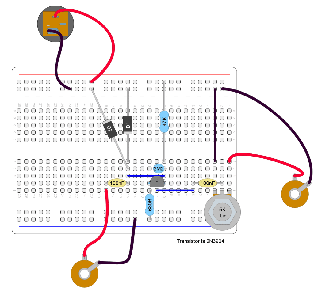 Building A Simple Distortion Pedal Based On The Electra Distortion ...
