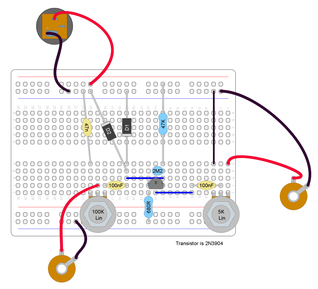 Building A Simple Distortion Pedal Based On The Electra Distortion ...