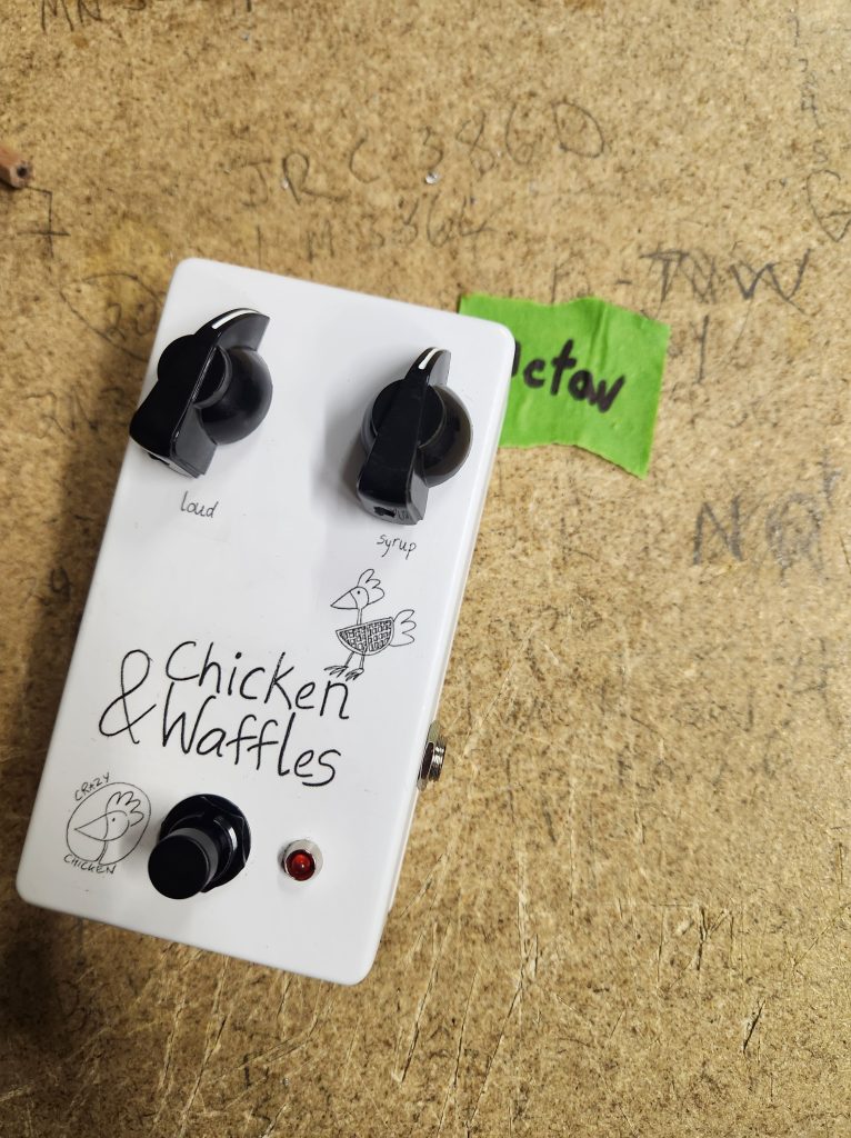 Roger Mayer Octavia On Stripboard - Crazy Chicken Guitar Pedals